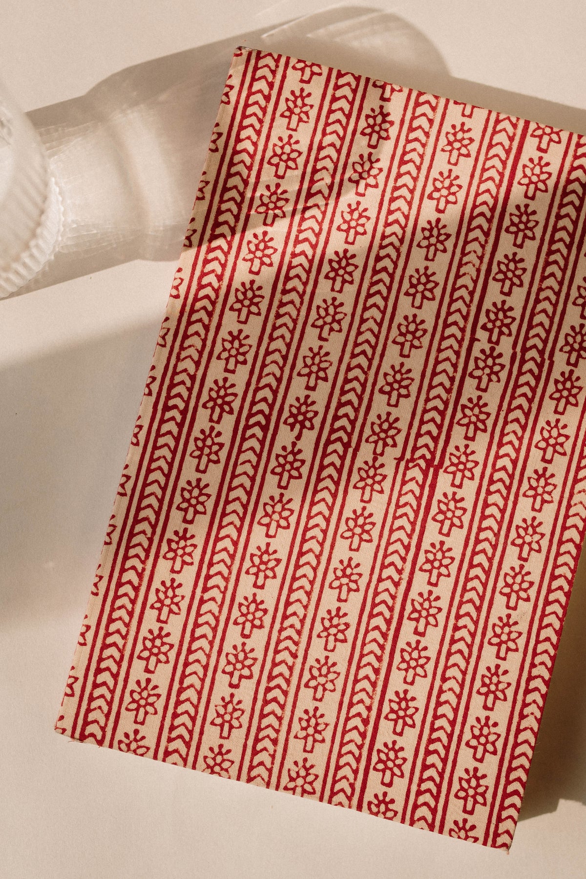 Red Block Printed Journal