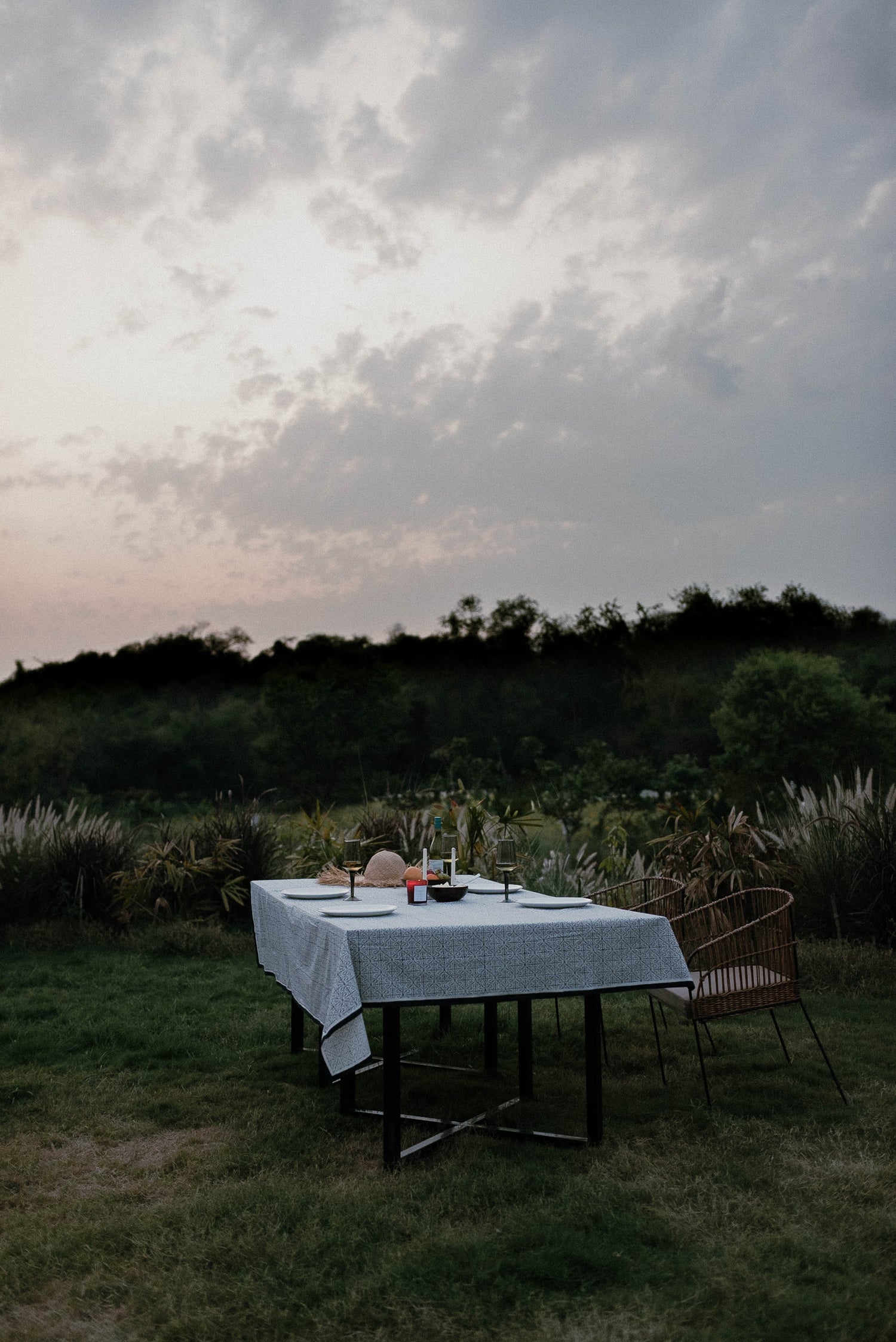 Mehrab Blockprinted Tablecloth