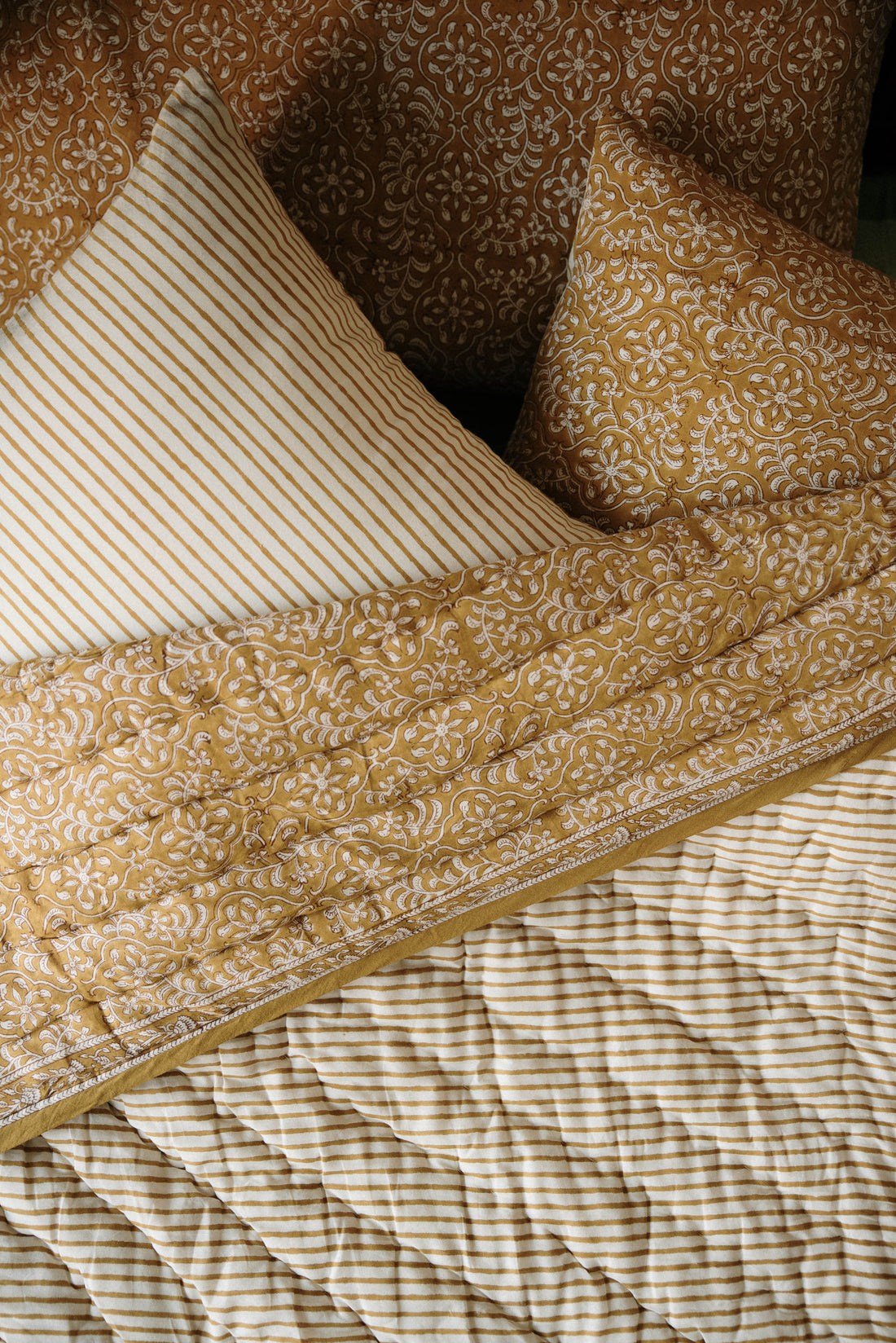 Zaal Block Printed Quilt